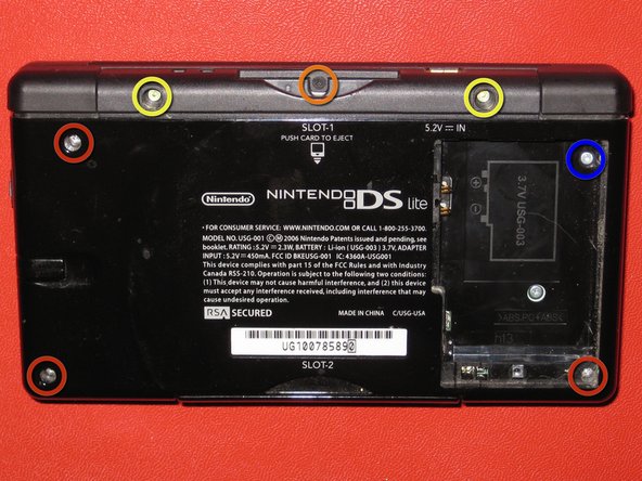 Disassembling Nintendo DS Lite Bottom Case - iFixit Repair Guide
