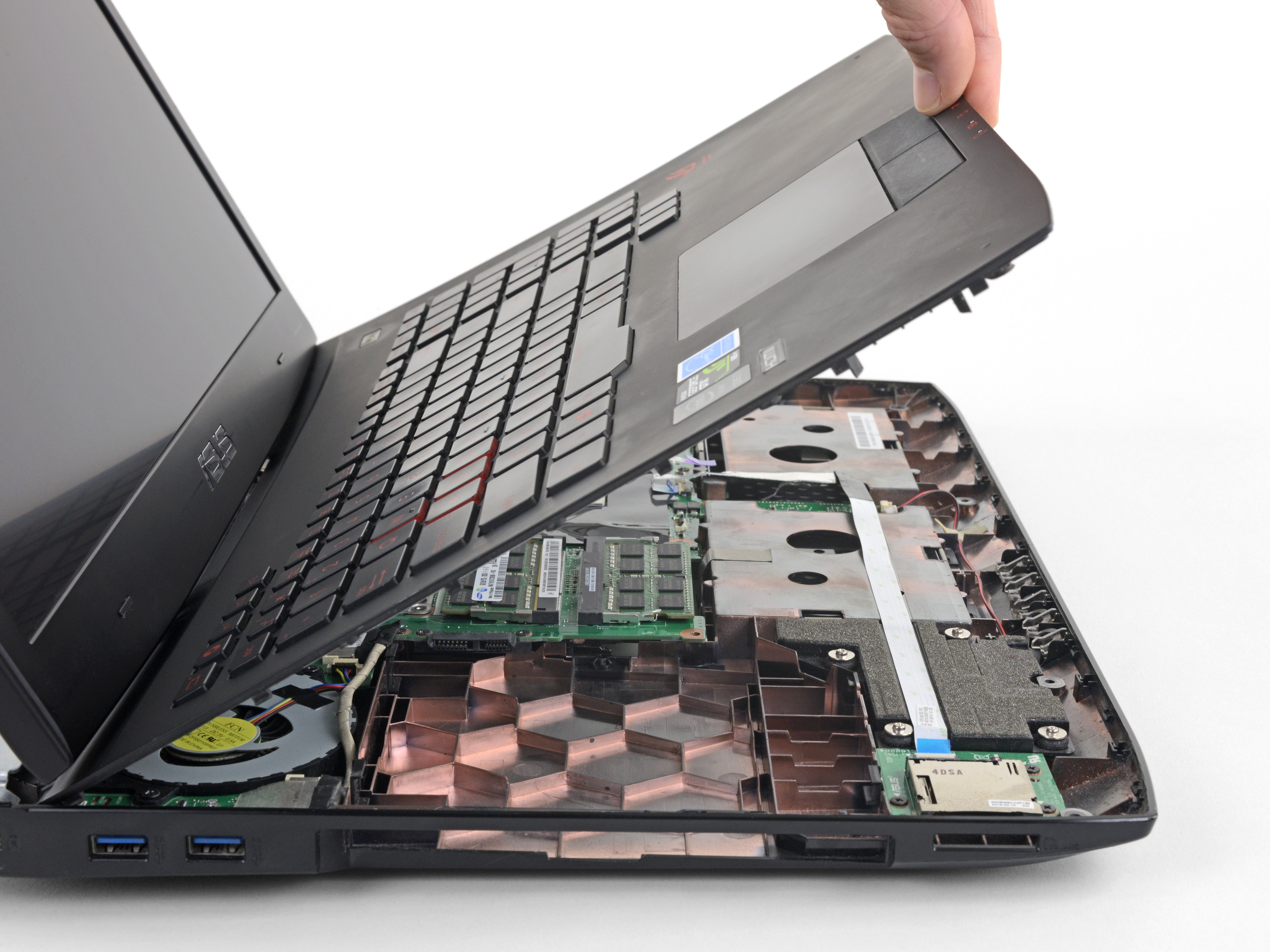 Asus ROG G751JL-BB17T29 Upper Case Assembly Replacement - iFixit Repair ...