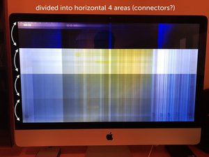 iMac Display shows horizontal bars/lines - iMac Intel 27" EMC 2546 - iFixit