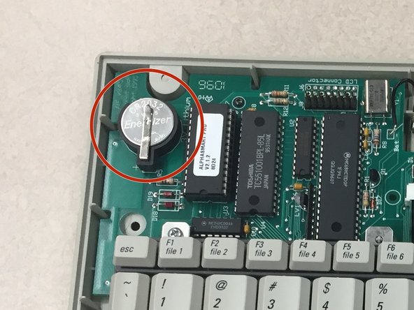 AlphaSmart Pro Lithium Coin Battery Replacement - iFixit