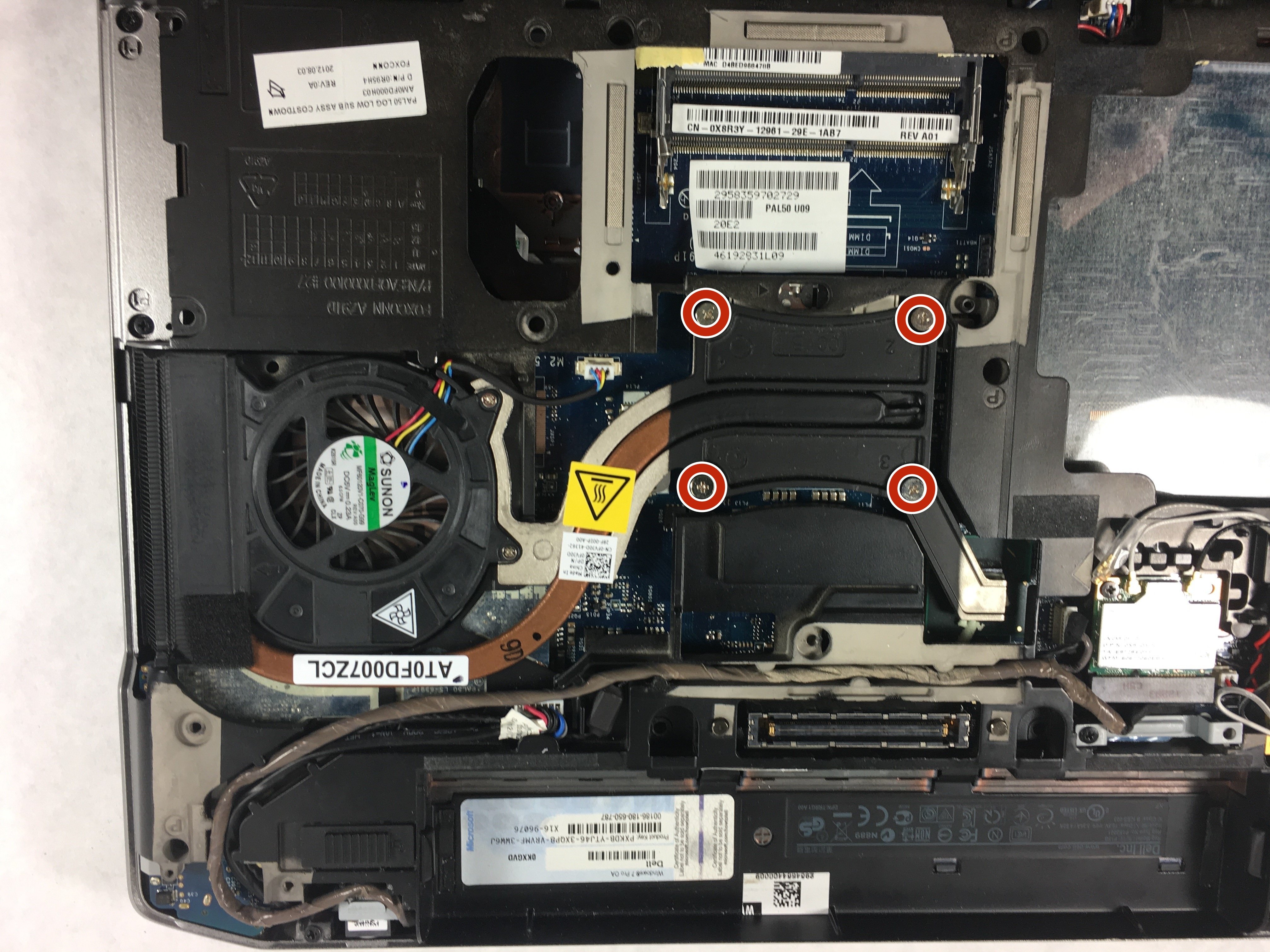 Dell Latitude E6420 Fan Replacement Ifixit Repair Guide 