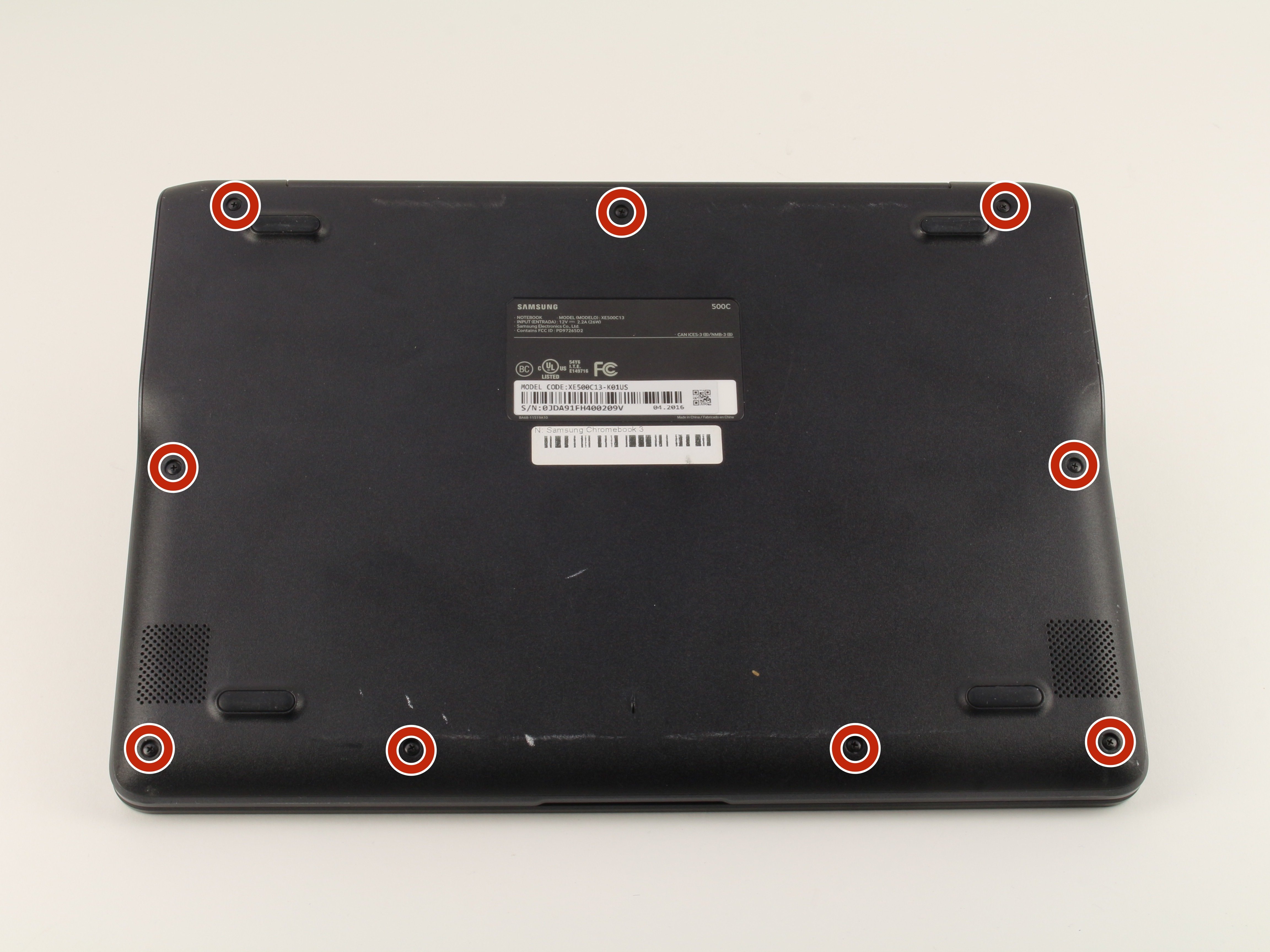 Samsung Chromebook 3 Bottom Case Replacement - iFixit Repair Guide