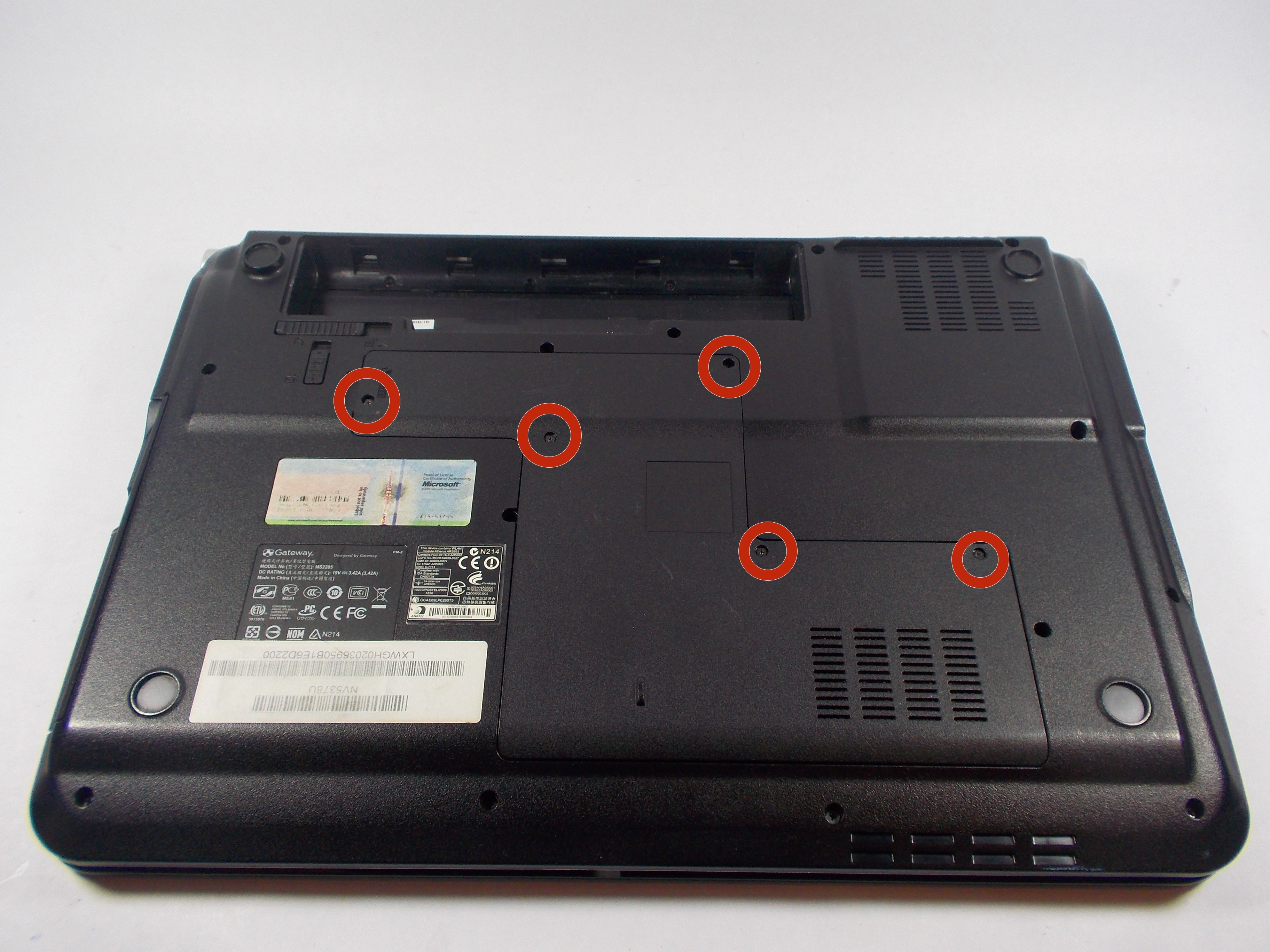 Gateway MS2285 Hard Drive Replacement - iFixit Repair Guide