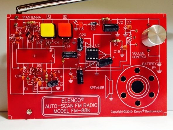 Elenco Auto-Scan FM Radio Model FM-88K Repair - iFixit
