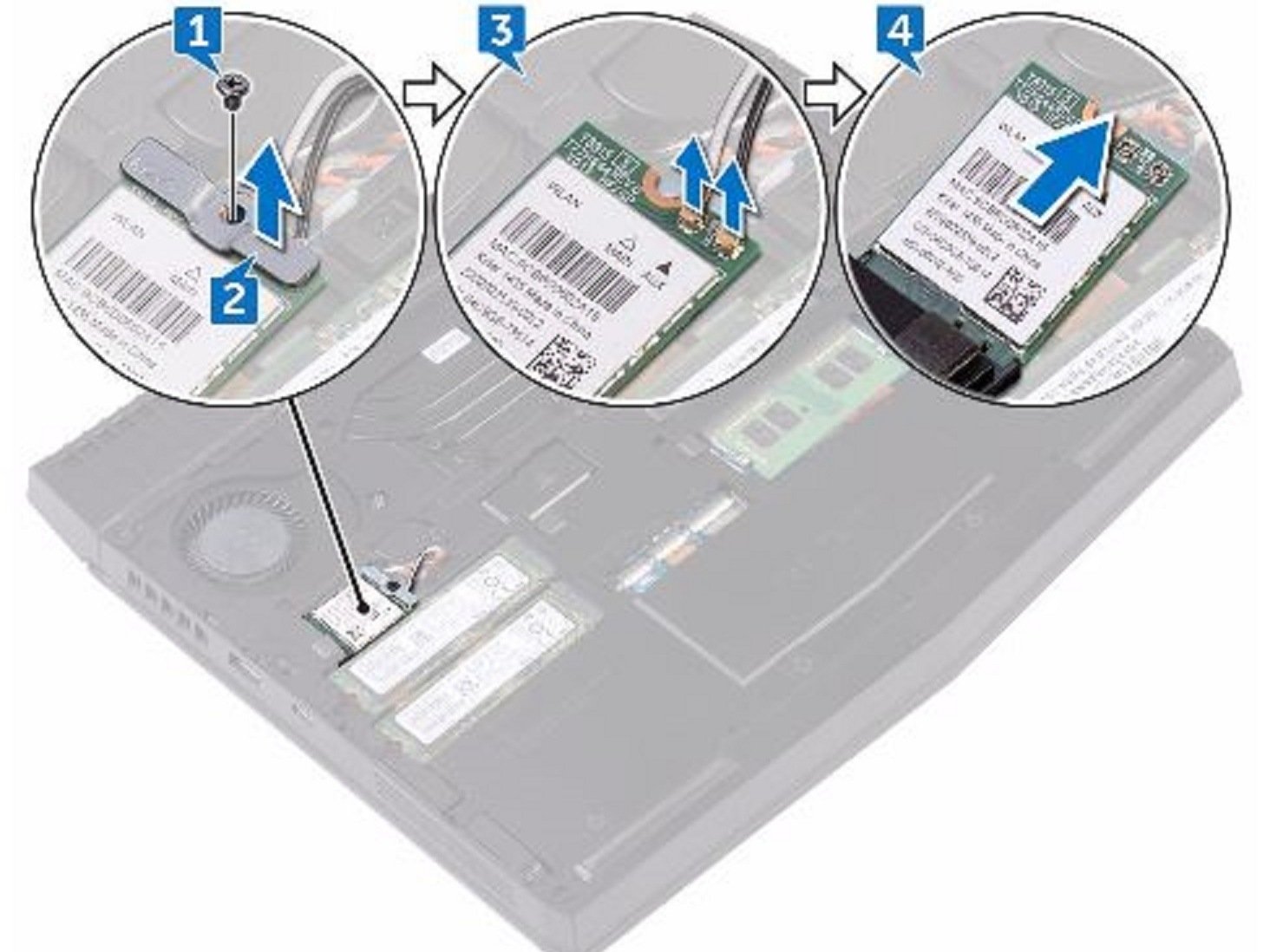 Dell Alienware 13 R3 Wireless Card Replacement - iFixit Repair Guide