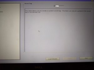 SOLVED: Removing the BIOS asset tag from a used Dell? - Dell Latitude ...