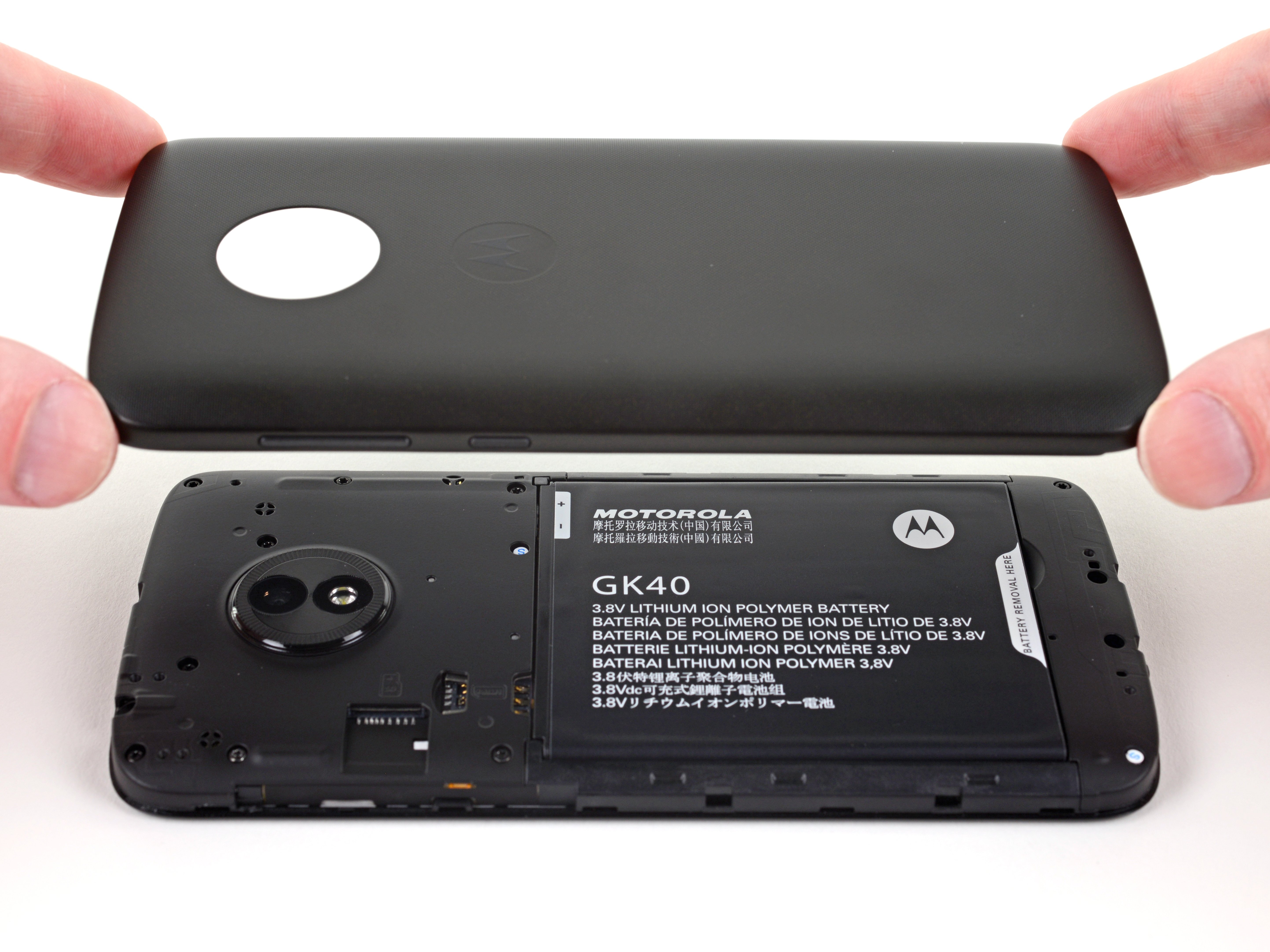 Motorola Moto E5 Play Back Cover Replacement - iFixit Repair Guide