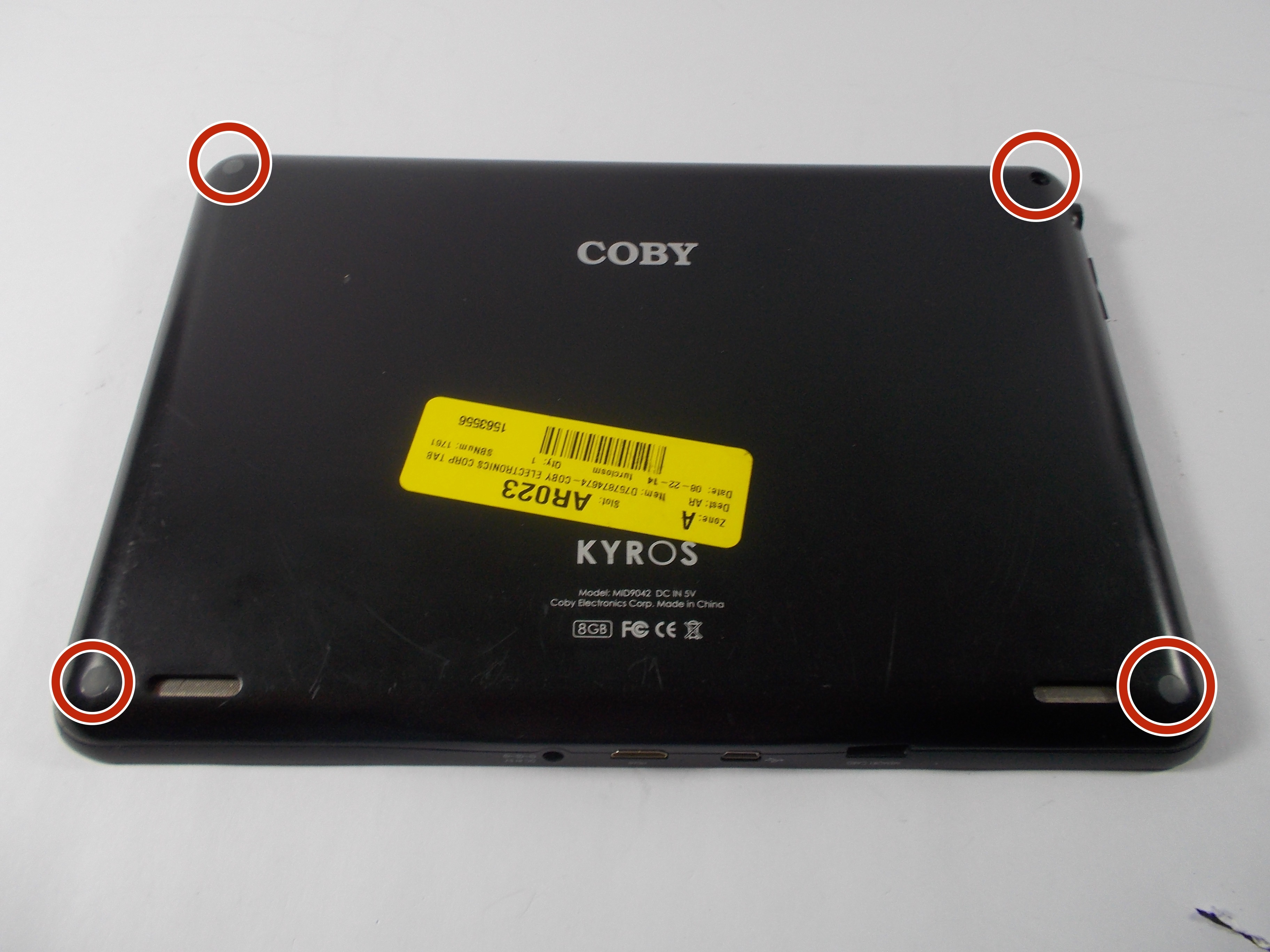 Coby Kyros MID9042 Battery Replacement - iFixit Repair Guide