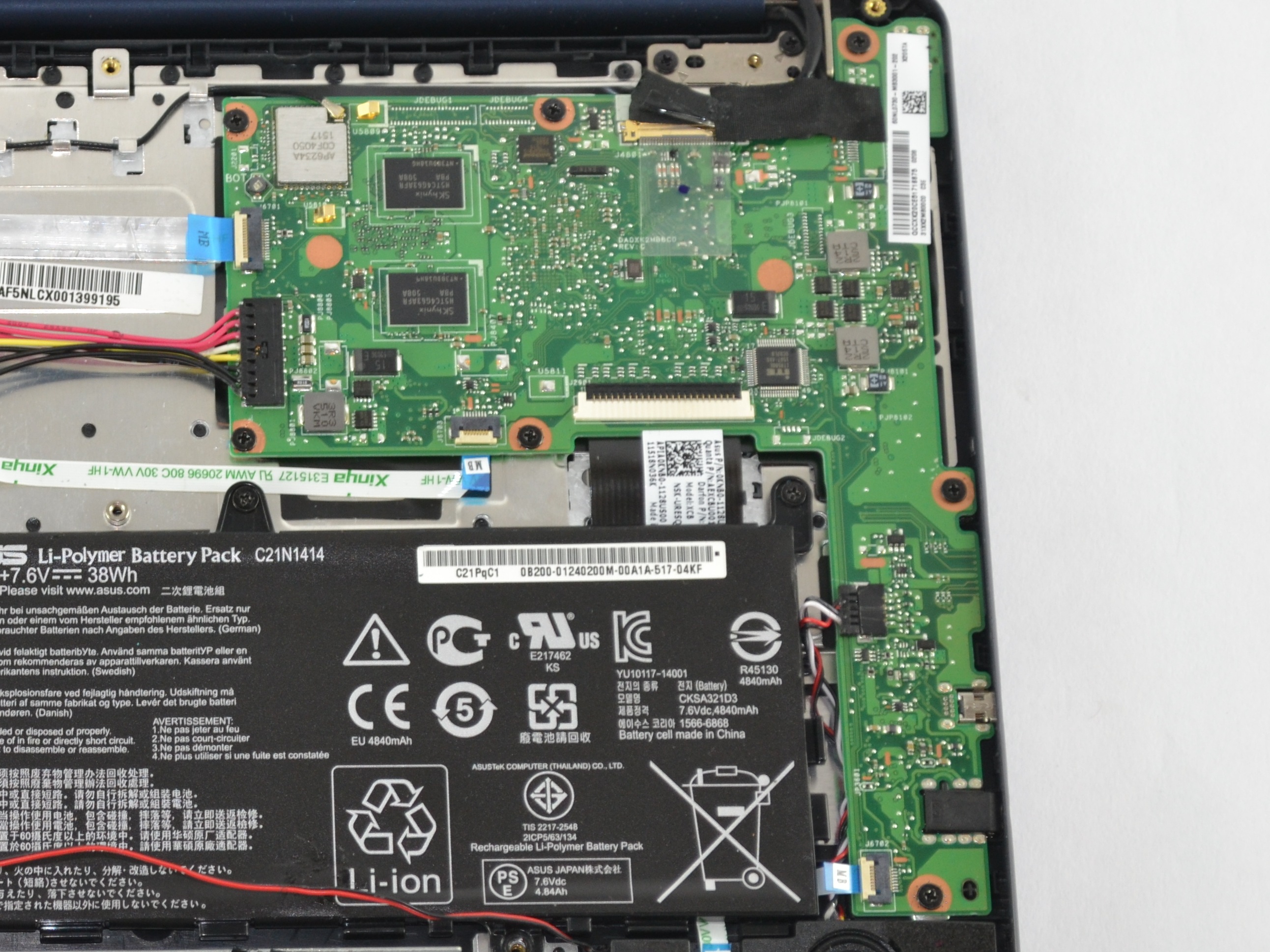 Asus EeeBook X205TA Motherboard Replacement - iFixit Repair Guide