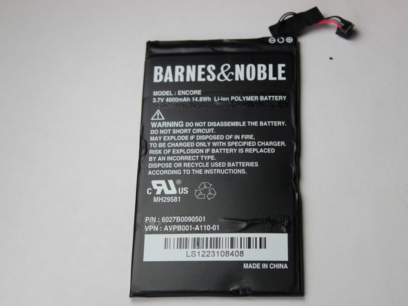 Nook Color Battery Replacement - iFixit Repair Guide