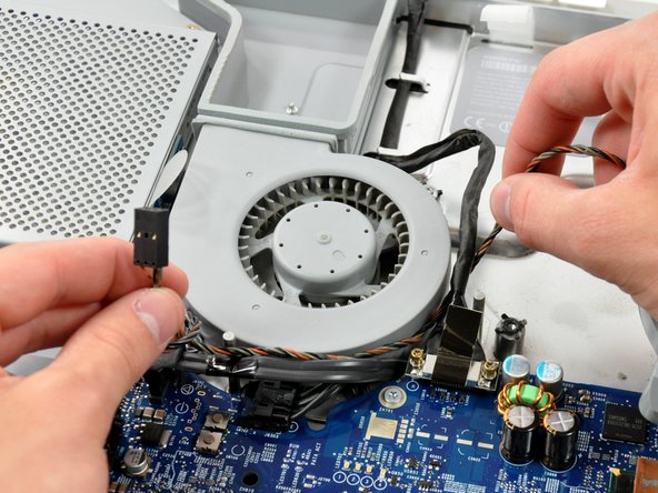 iMac G5 20" Model A1076 Right Fan Replacement - iFixit Repair Guide