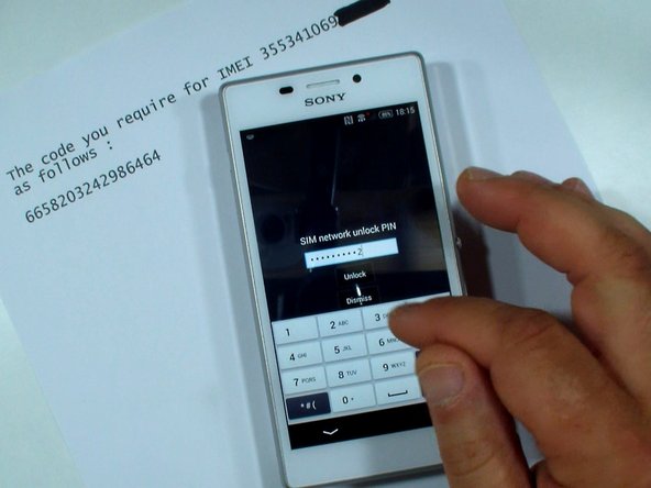 SIM Network Lock - How to Unlock Sony XPERIA Phone - iFixit Repair Guide
