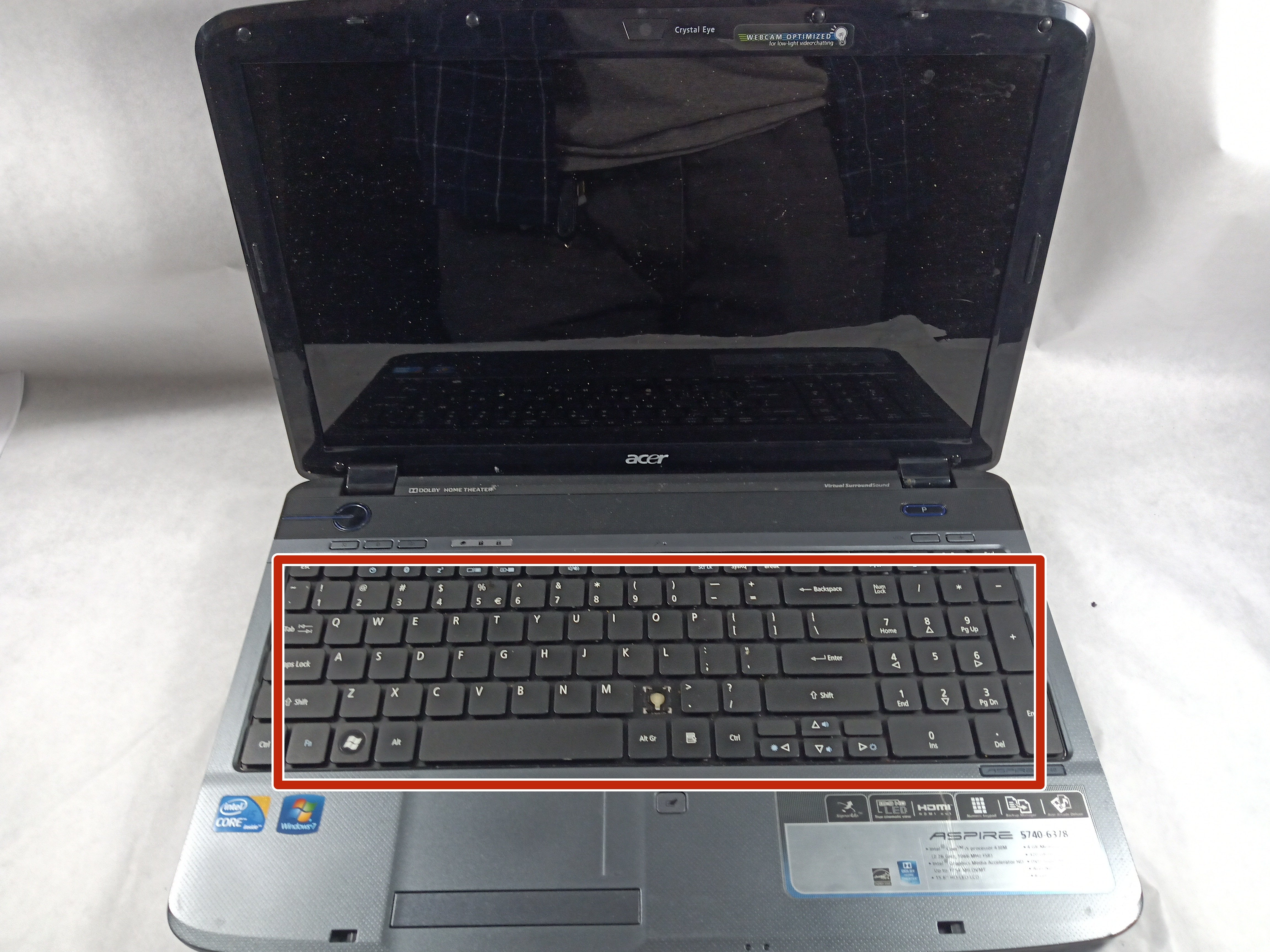 Acer Aspire 5740-6378 Keyboard Replacement - iFixit Repair Guide