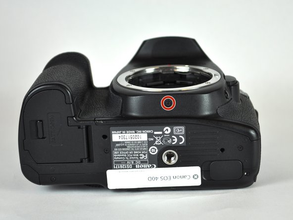 Canon EOS 40D Shutter Button Replacement - iFixit