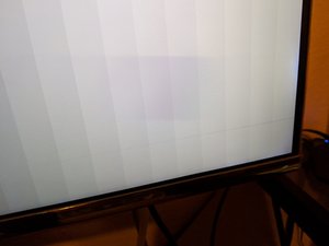 SOLVED: Why does my TV have black line on the screen? - Samsung ...