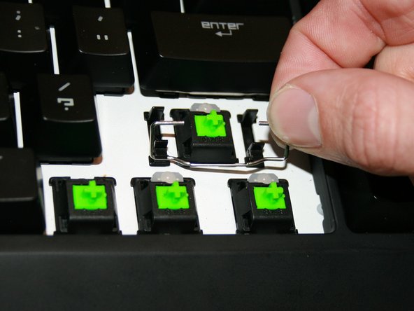 Razer Blackwidow Tournament Edition Keyboard Metal Bar on Keys ...