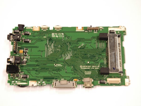 Creative Zen Vision W Motherboard Replacement - iFixit Repair Guide