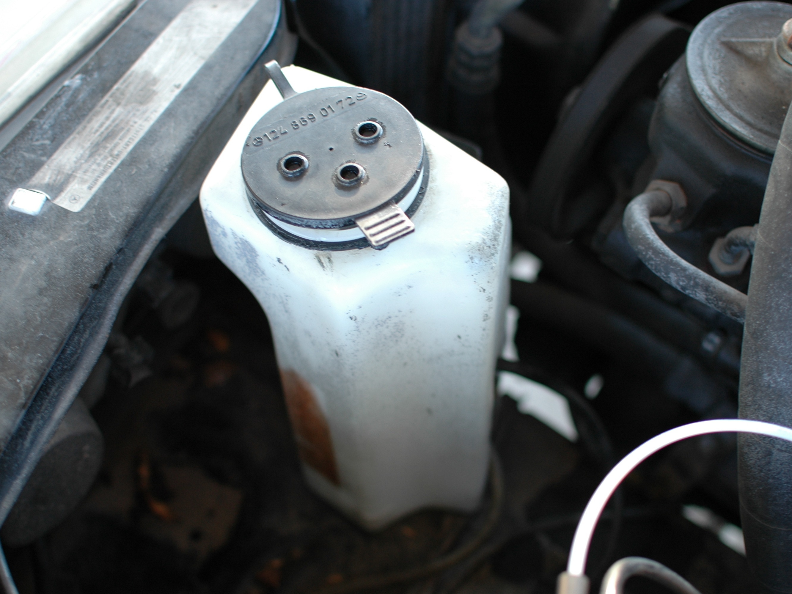Mercedes W123 Windshield Washer Fluid Bottle and/or Pump Replacement ...