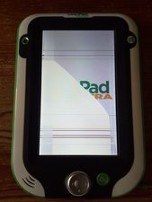SOLVED: Half the screen is white with lines, other half ok. Not cracked ...