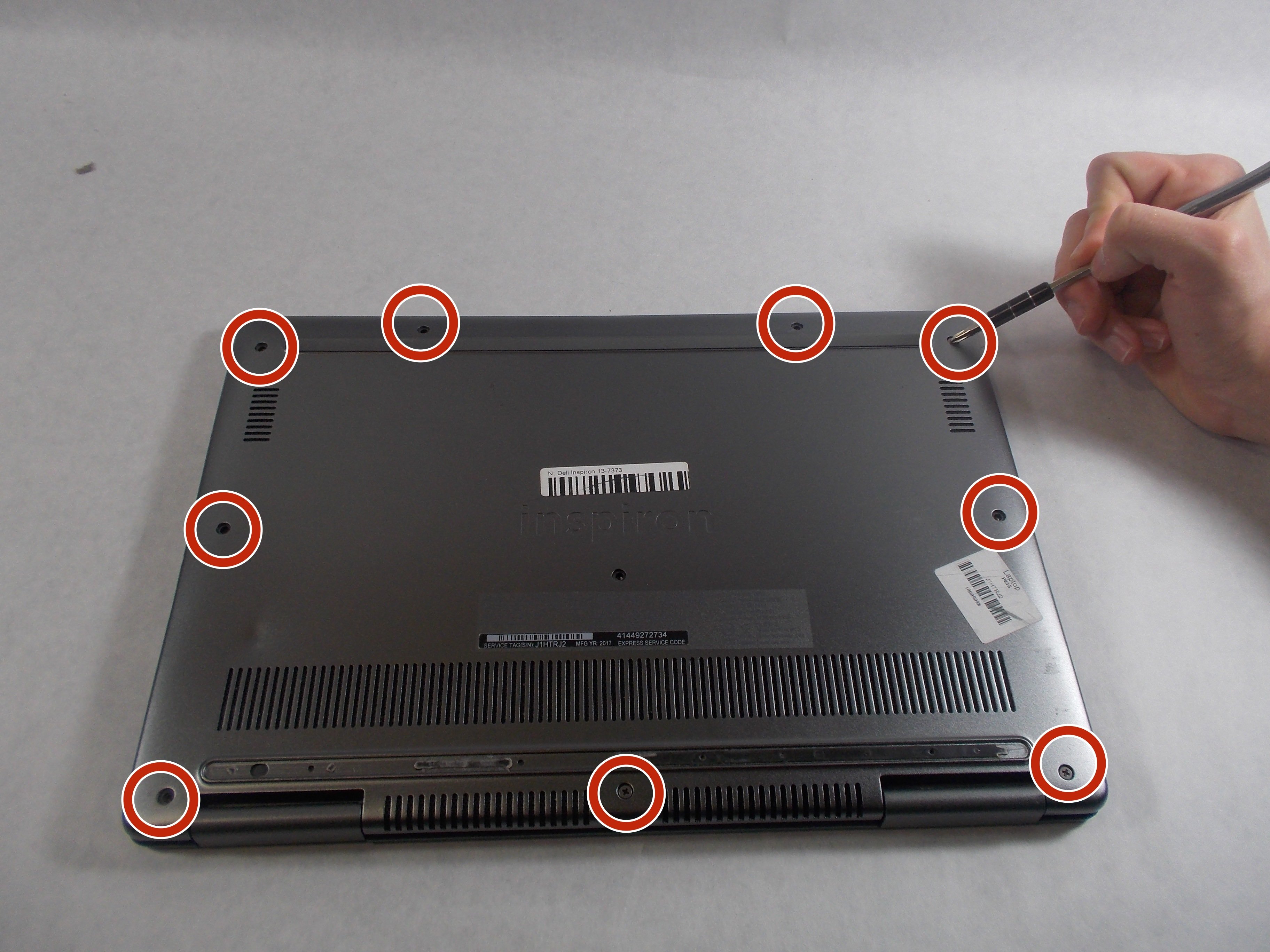 Dell Inspiron 13-7373 Back Cover Replacement - iFixit Repair Guide