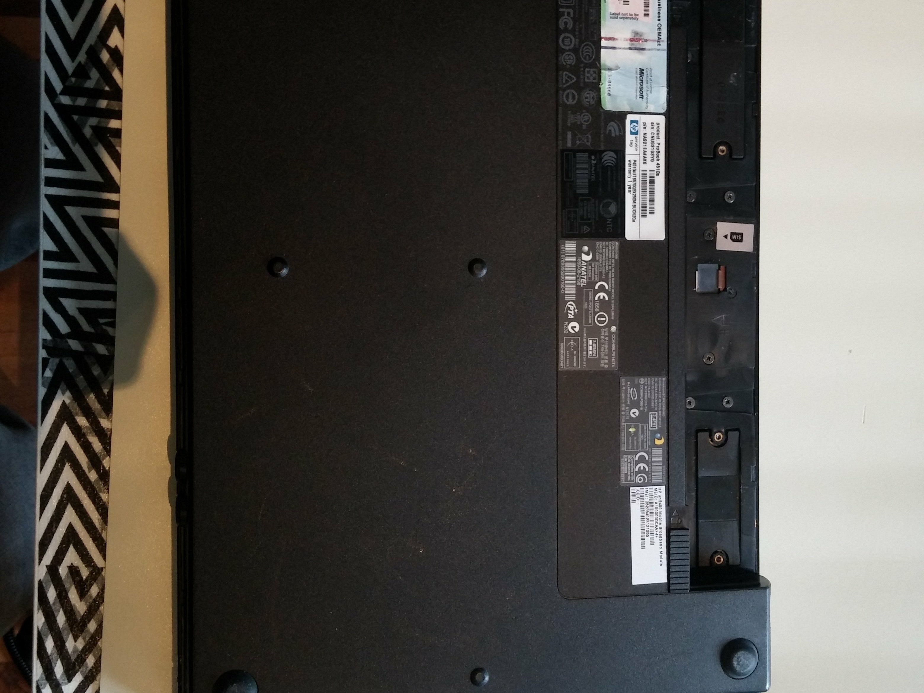 HP ProBook 4510s Memory Slots and More - iFixit Repair Guide