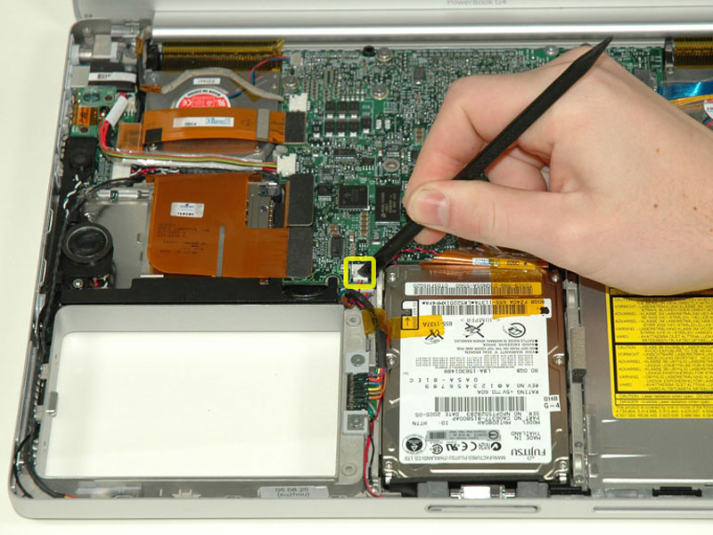 PowerBook G4 Aluminum 15" 1.5-1.67 GHz Battery Connector Replacement ...