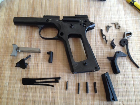 Disassembling A 1911 Pistol
