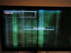 SOLVED: Vertical Lines on my Samsung LN46c630 LCD tv - Samsung ...