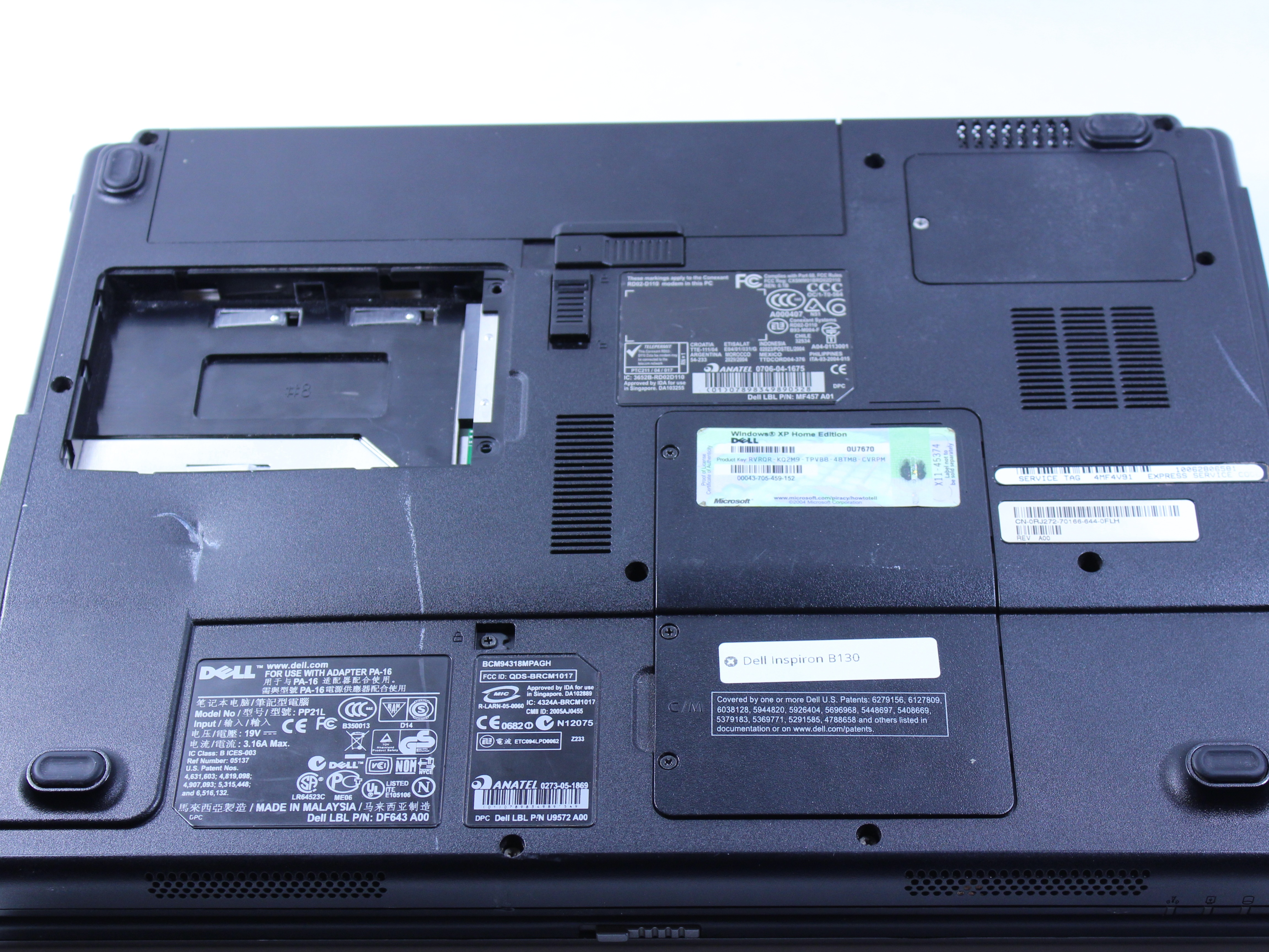 Dell Inspiron B130 Hard Drive Replacement - iFixit Repair Guide