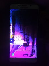 SOLVED: There's a color violet appears in the screen something like a ...