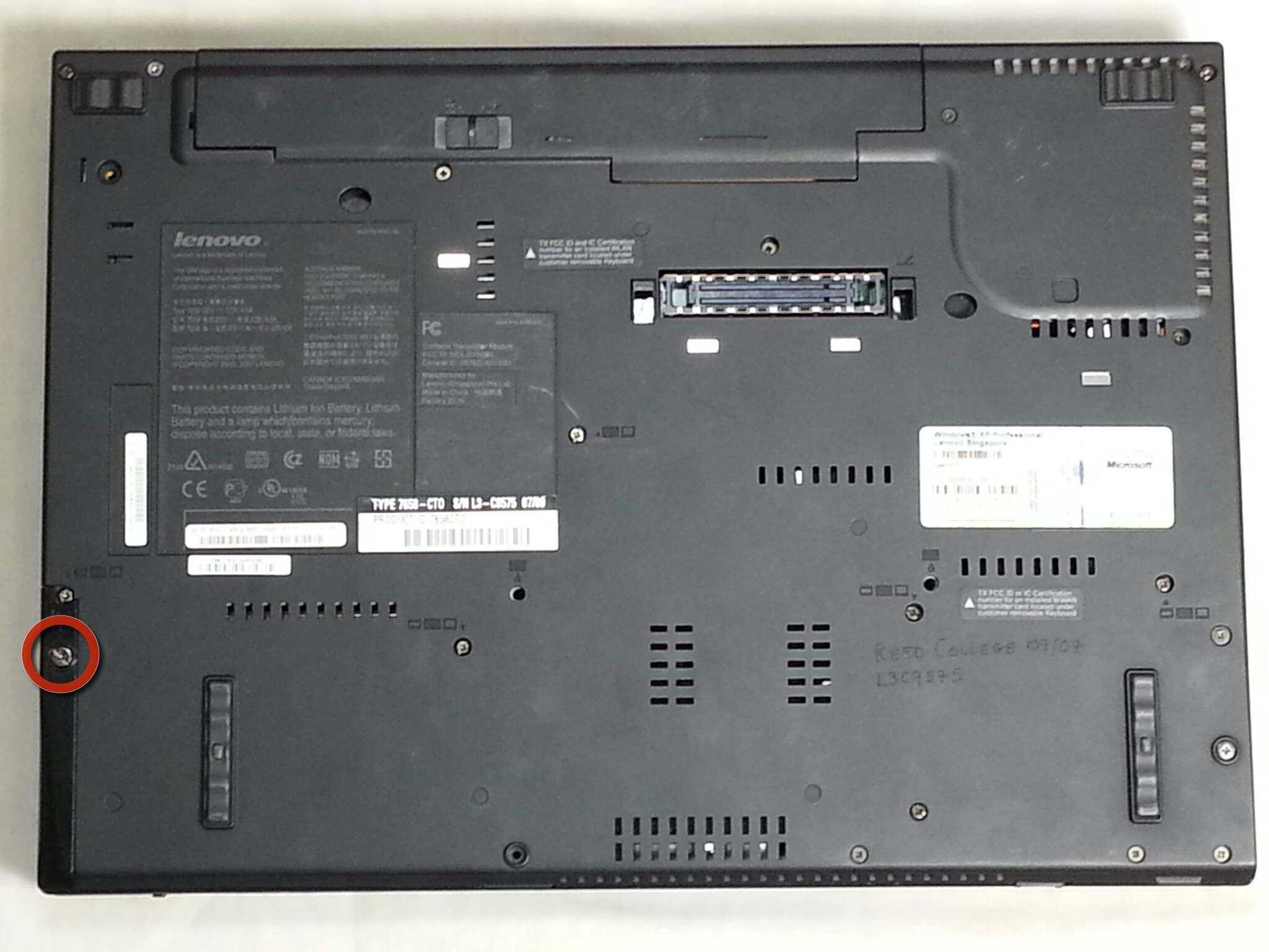 Ibm Thinkpad T61 Hard Drive Replacement Ifixit Repair Guide