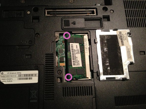 HP Elitebook 6930p RAM (Expansion Slot) Replacement - iFixit Repair Guide