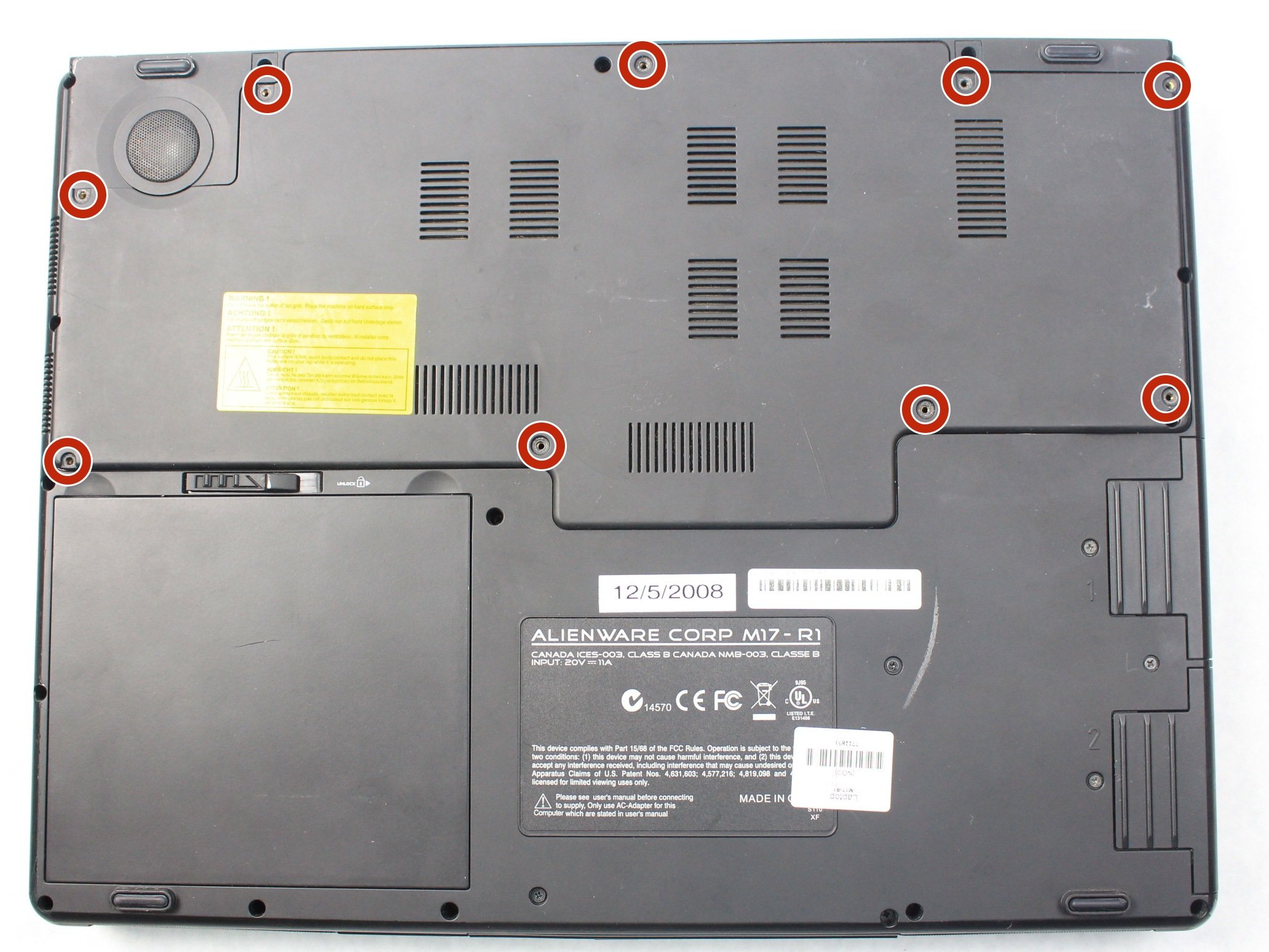 Alienware M17-R1 CPU Cooler Replacement - iFixit Repair Guide