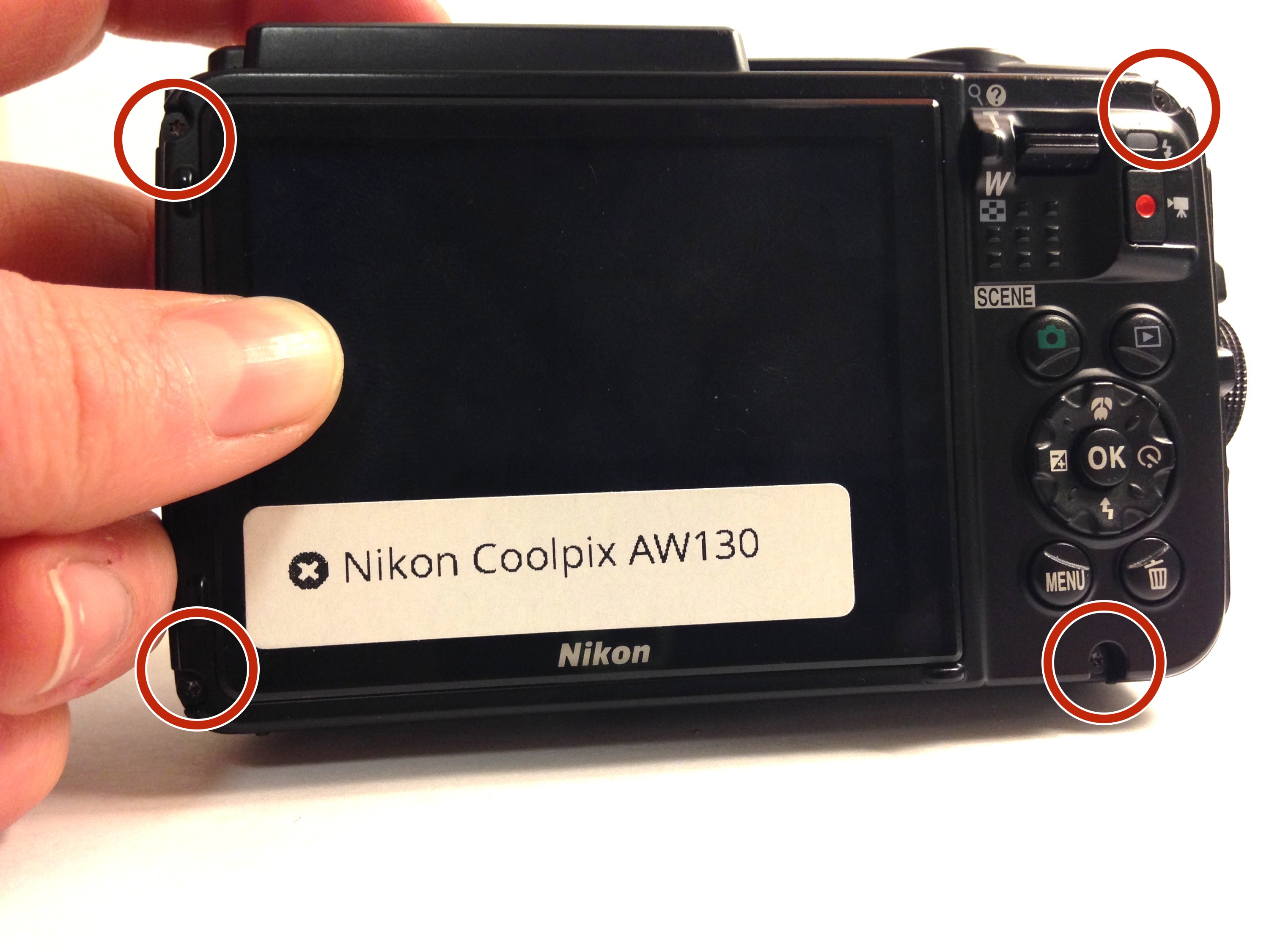 Nikon Coolpix AW130 Back Panel Replacement - iFixit Repair Guide