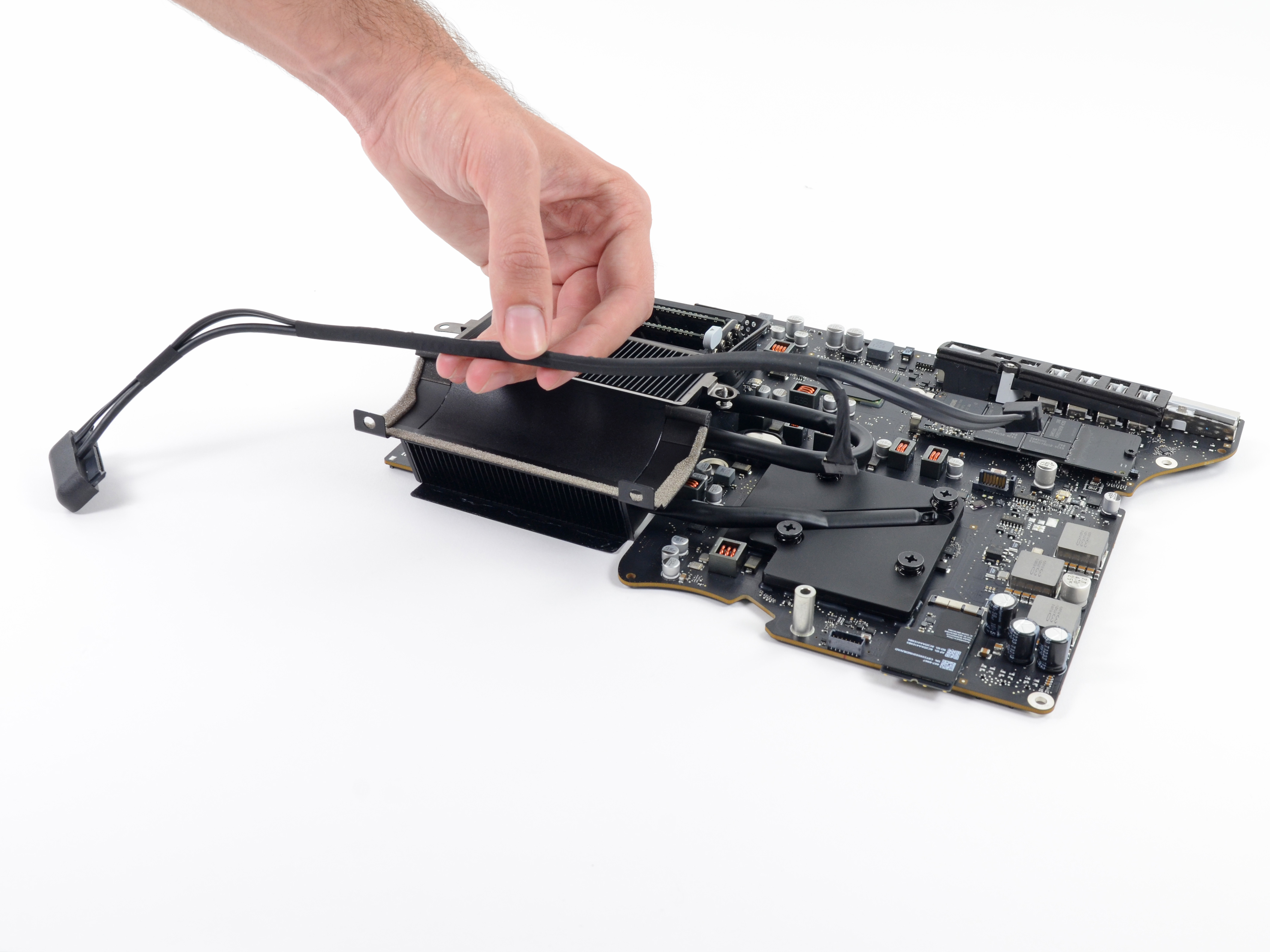 iMac Intel 27" Retina 5K Display SATA Cable Replacement - iFixit Repair ...