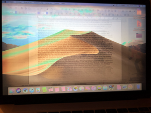 What is wrong with my retina screen? extrem ghosting in 5 min. - Retina ...