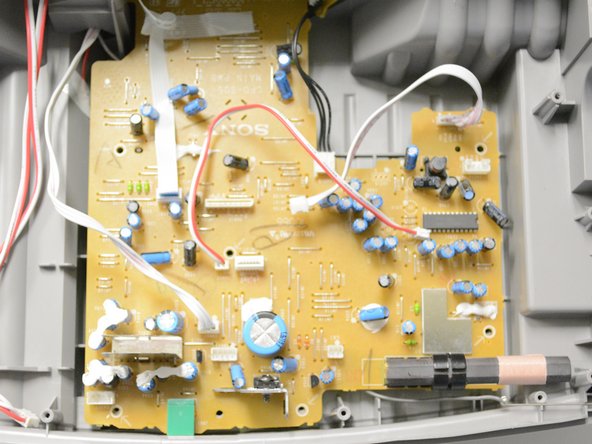 Sony Radio CD player and cassette player CFD-S05 Circuit Board ...