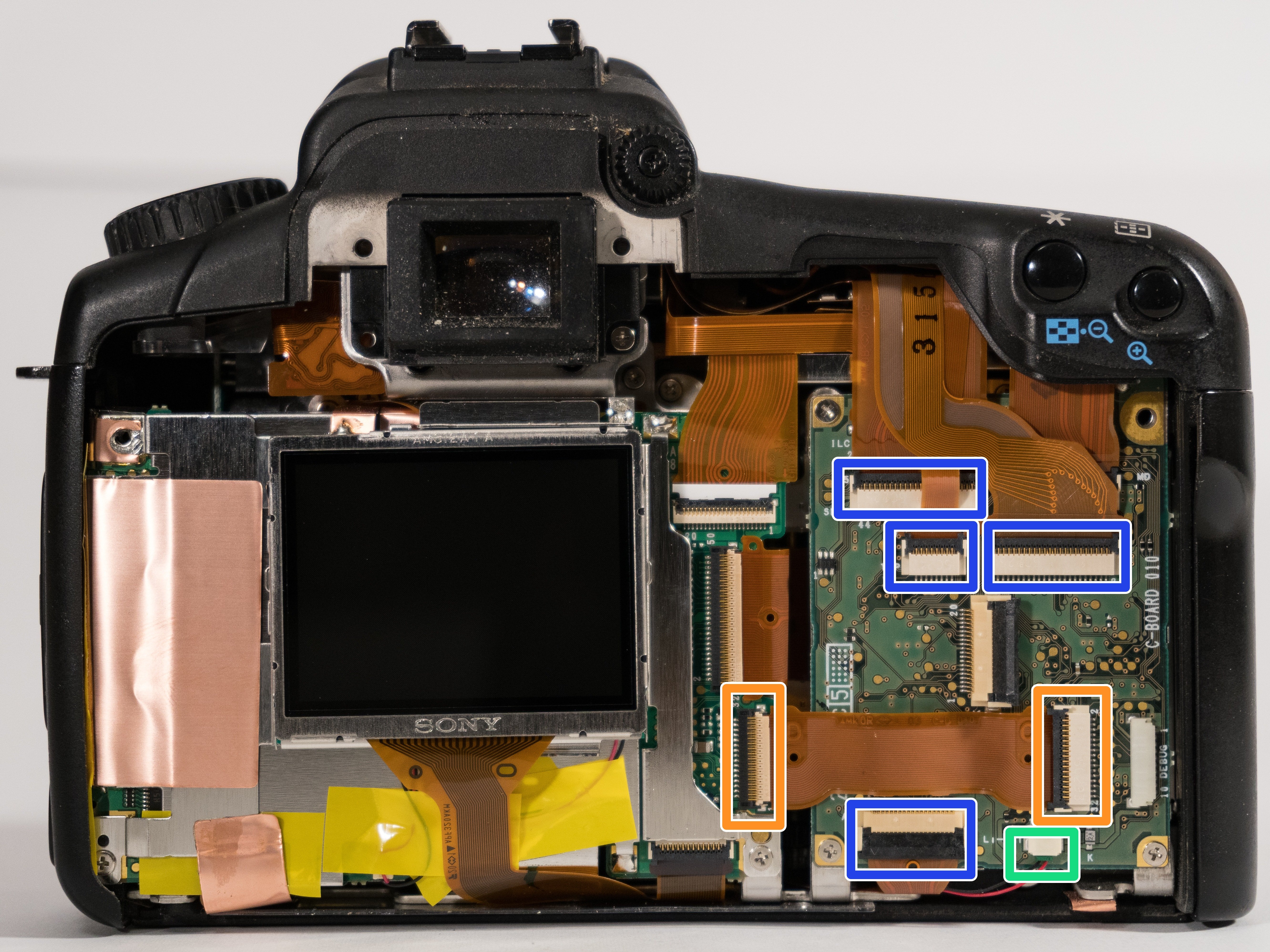 Canon EOS 20D Secondary Control Board (C-Board 010) Replacement ...