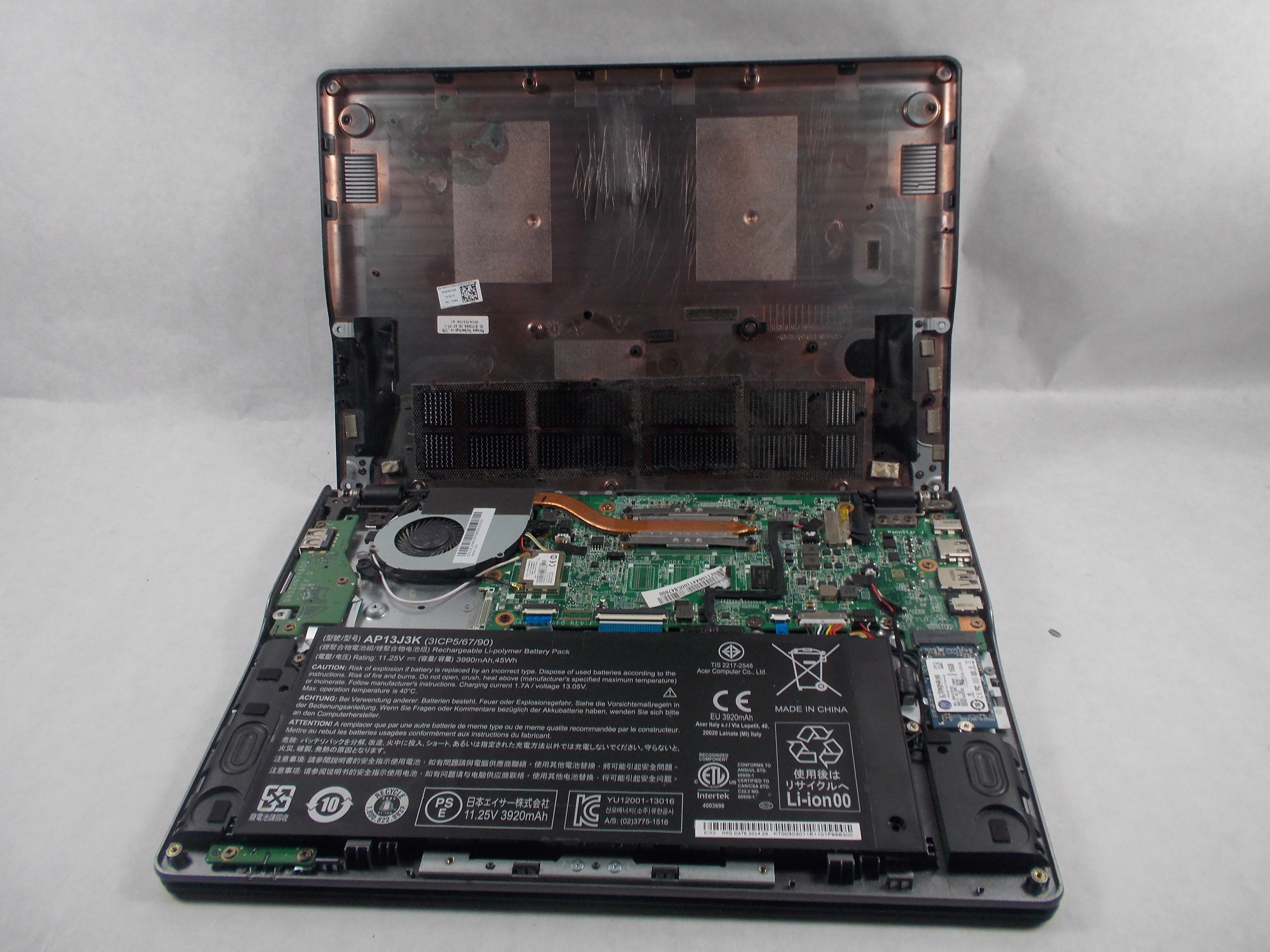 Acer Chromebook C720-2827 Back Panel Assembly Replacement - iFixit ...
