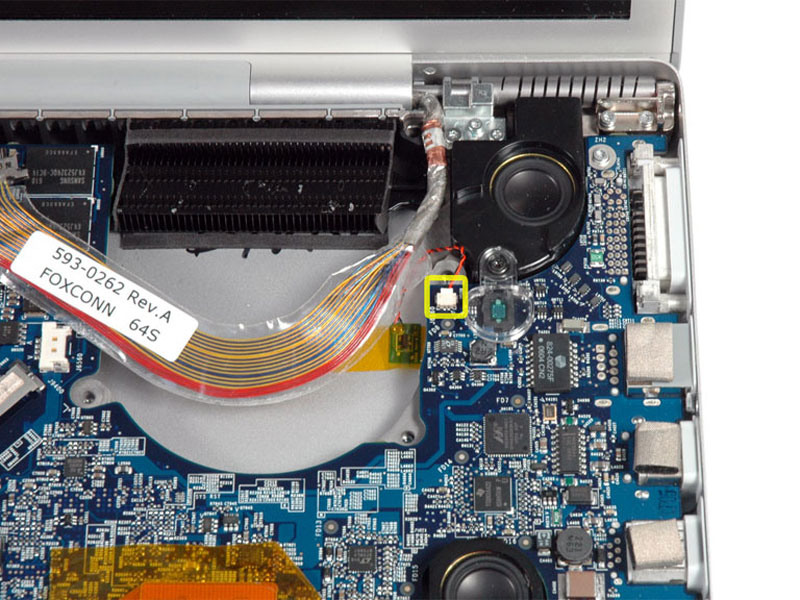 MacBook Pro 17" Models A1151 A1212 A1229 and A1261 Right Thermal Sensor ...