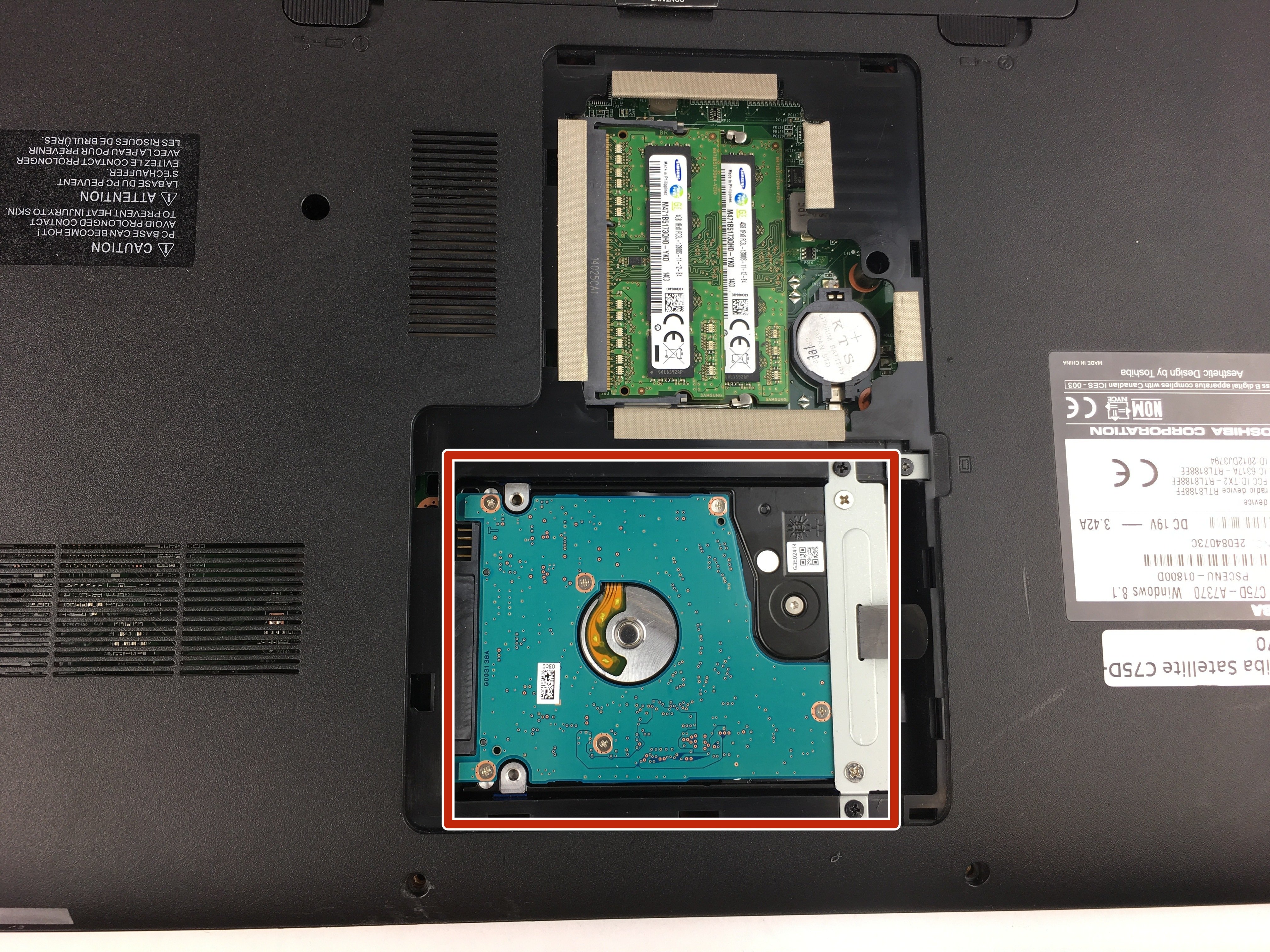 Toshiba Satellite C75D-A7370 Hard-Drive Replacement - iFixit Repair Guide