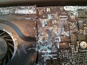 SOLVED: Is the water damage to this MacBook Pro's logic board ...