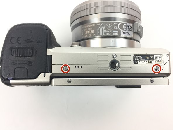 Sony Alpha 6000 Shutter Button Replacement - iFixit Repair Guide