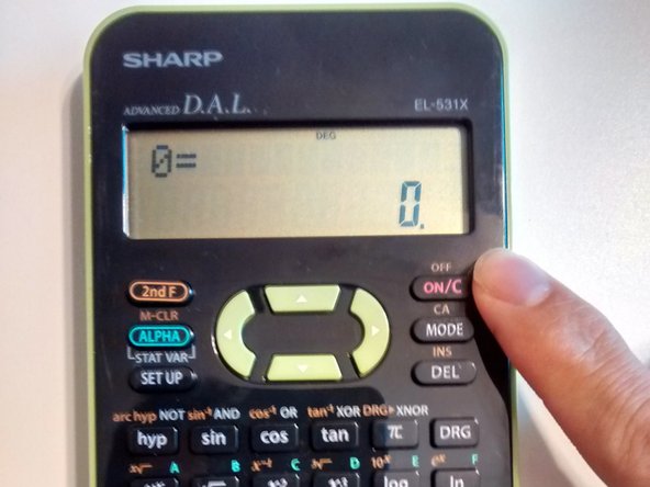 Sharp EL-531X Battery Replacement - iFixit