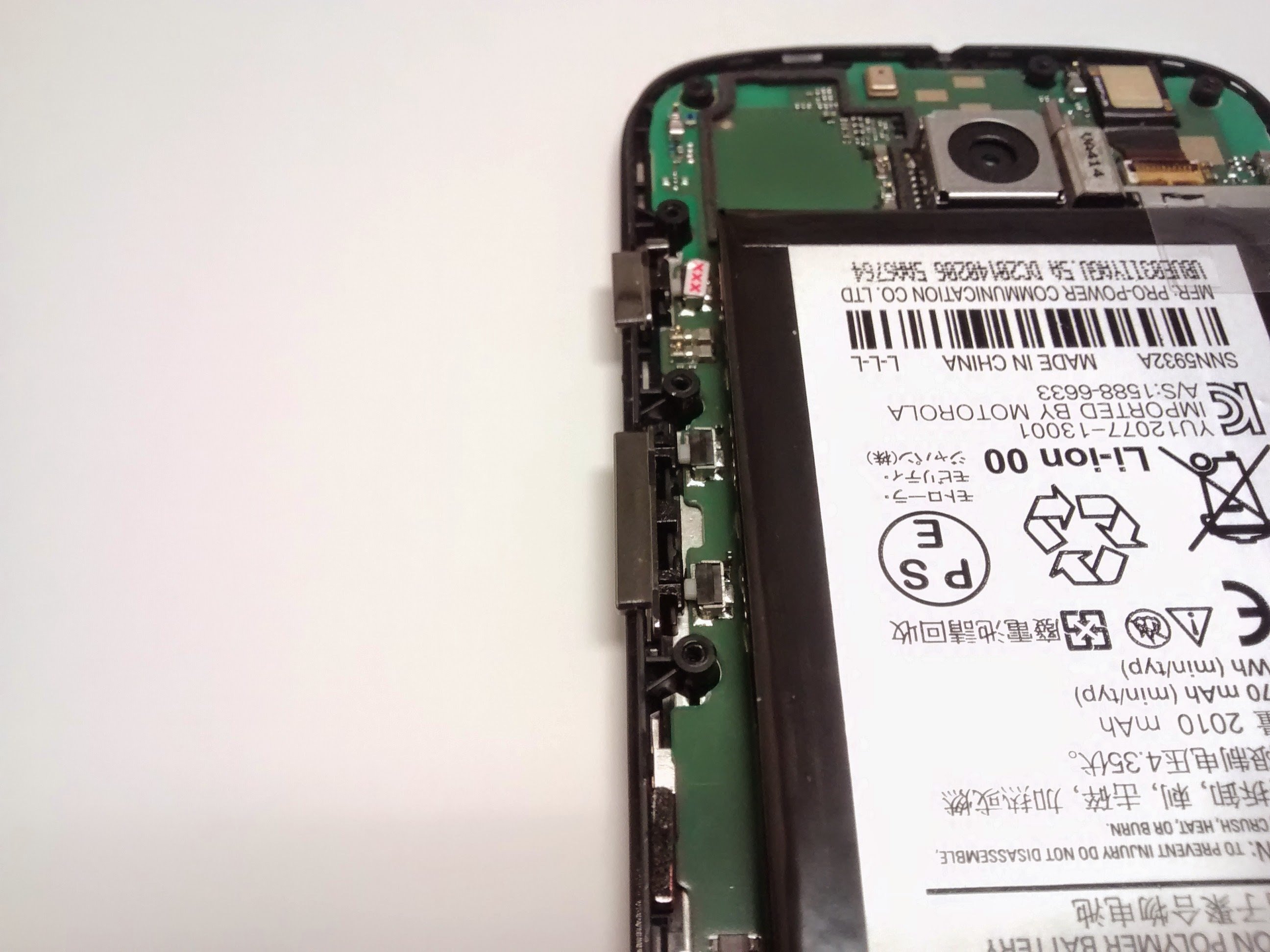 Motorola Moto G 1st Generation Power and Volume Buttons Replacement ...