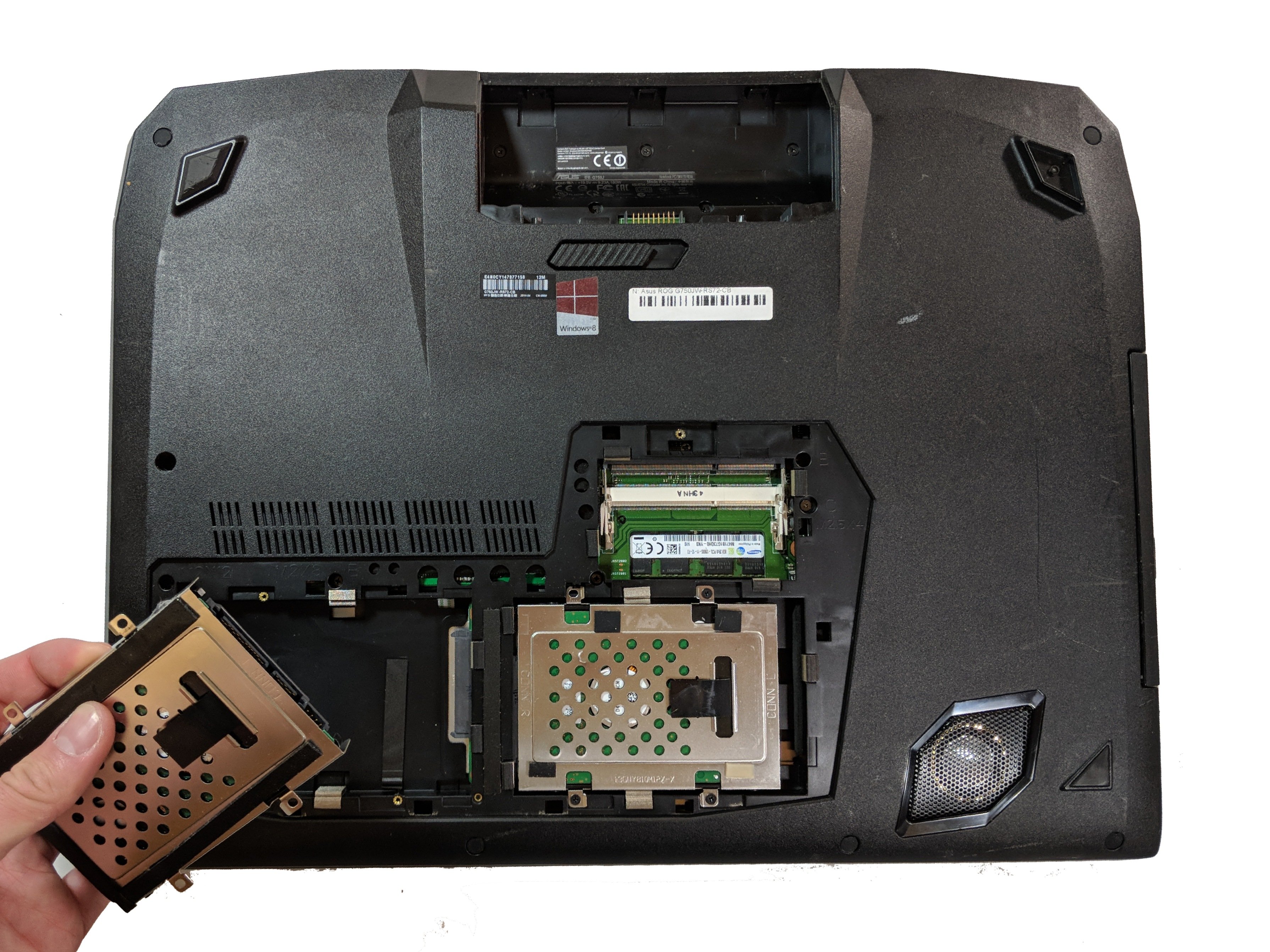ASUS ROG G750JW-RS72-CB Hard Drive Replacement - iFixit Repair Guide