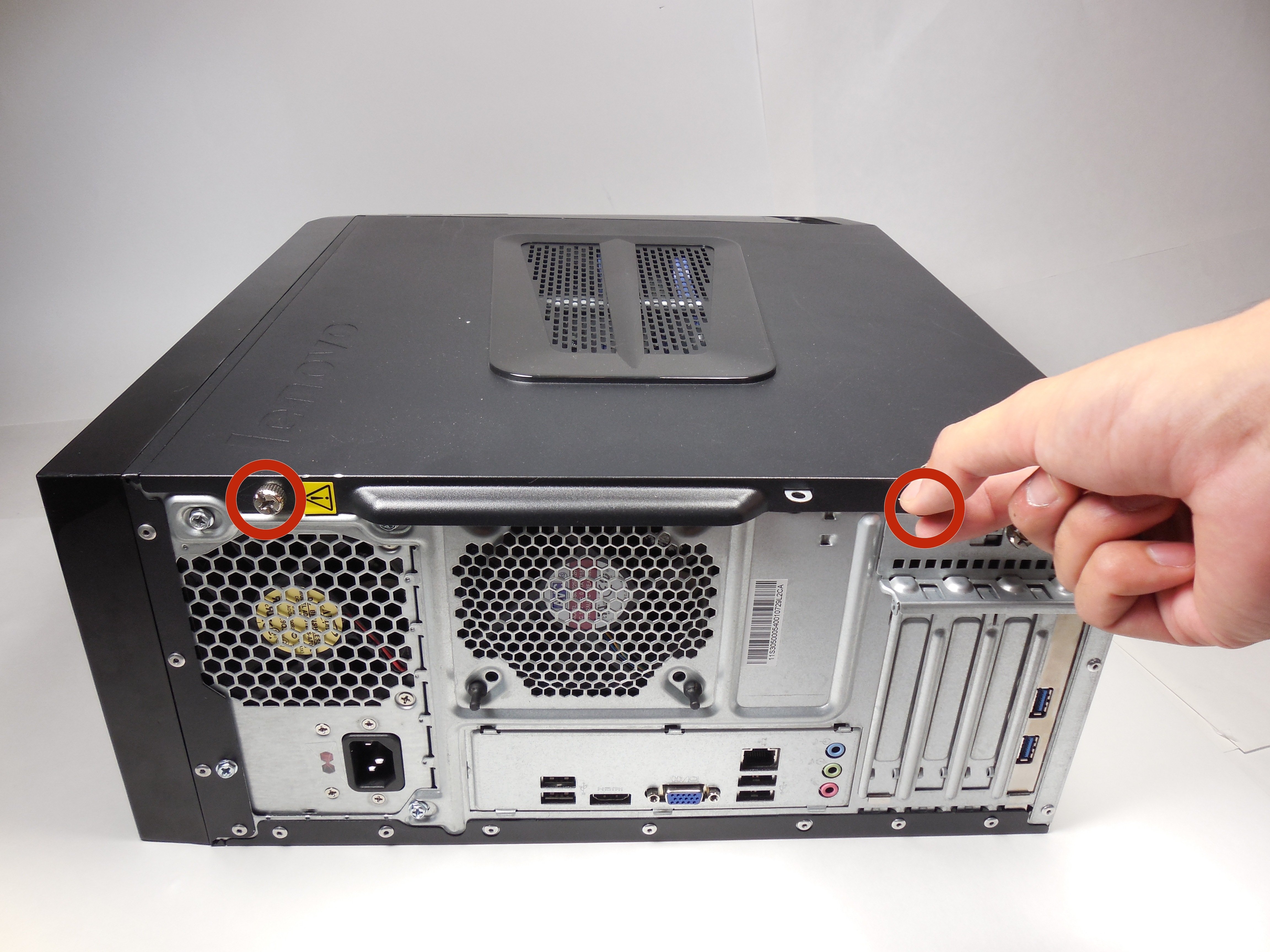 Lenovo IdeaCentre K410 Side Panel Replacement - iFixit Repair Guide