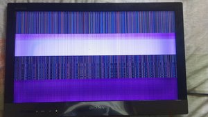 SOLVED: colored vertical lines all over screen of my tv - Television ...