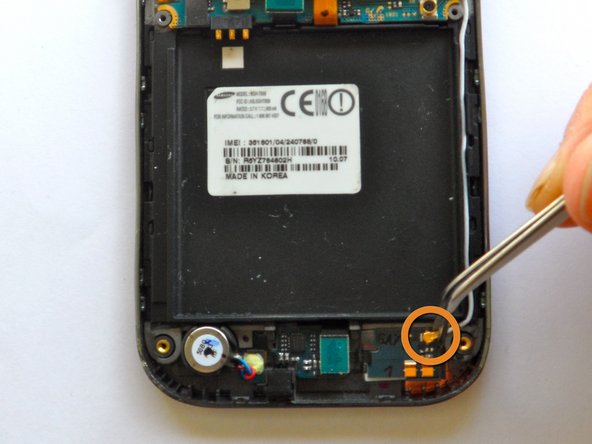 Samsung Galaxy S Vibrant Unhooking Antenna Cable Replacement - iFixit