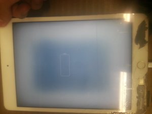 Stuck in dead battery screen with grey screen - iPad Mini 4 - iFixit